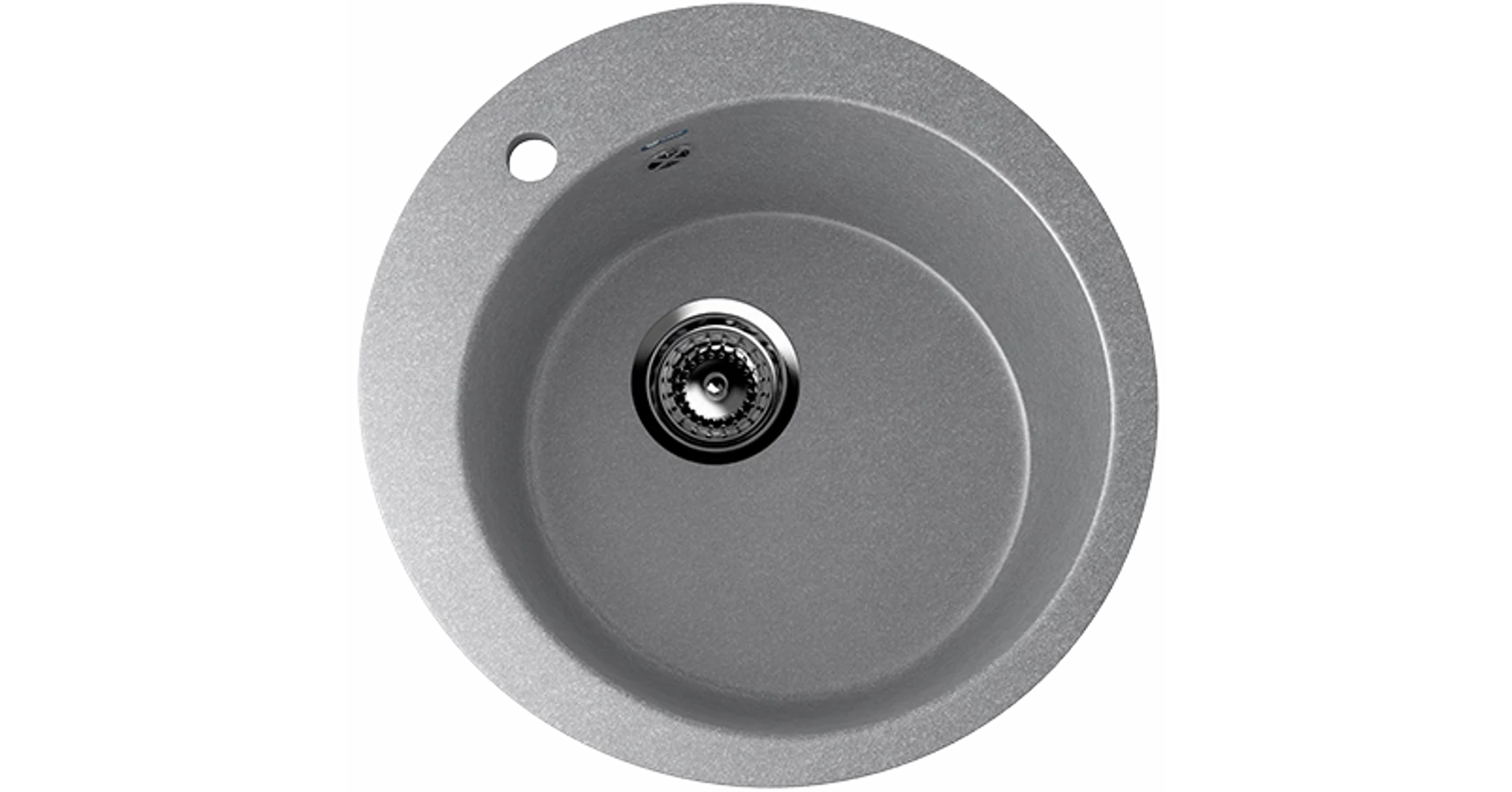 Ulgran 405 kerek gránit mosogató | Grafit szürke